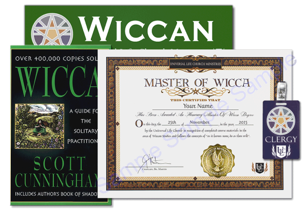 Master of Wicca Degree Kit - Universal Life Church