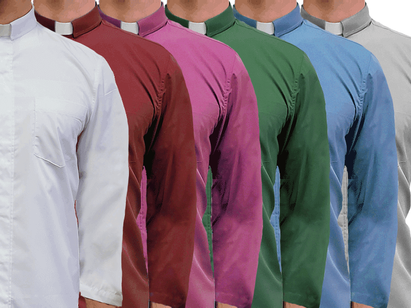 Long Sleeve Minister Shirt - Color - Universal Life Church
