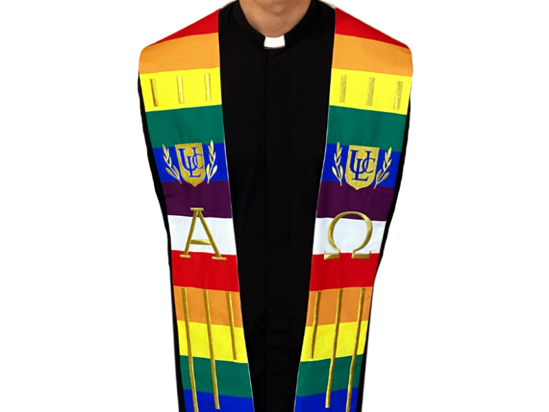 Multicolor Minister Stole - Universal Life Church